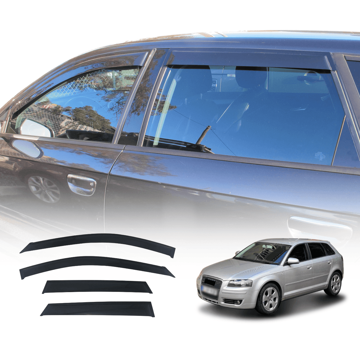 Weather Shields for Audi A3 Hatch 5D 2004-2013 – OAD4X4 Accessories