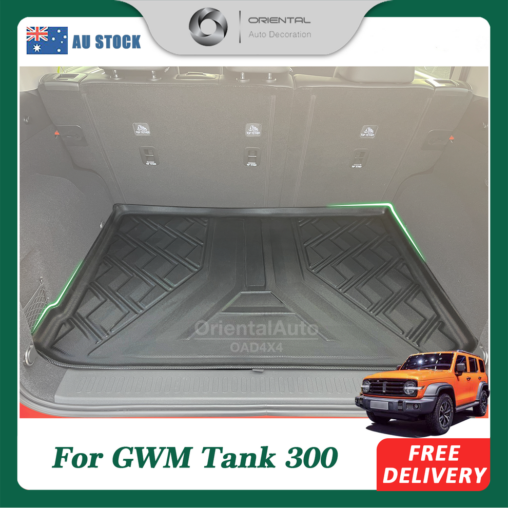 3D TPE Boot Mat for GWM Tank 300 Cargo Mat Trunk Mat Boot Liner for TA ...