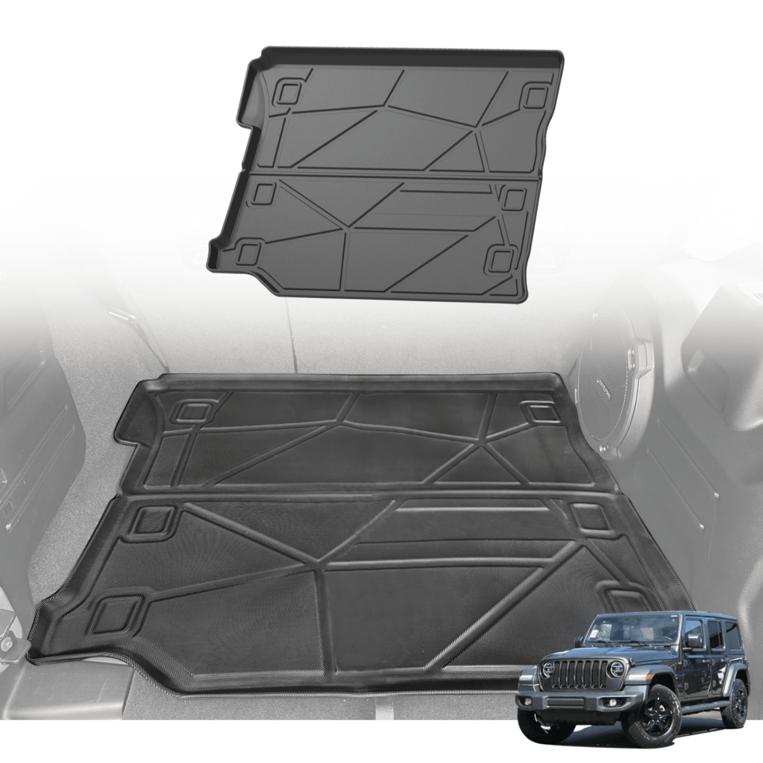 Boot Liner for Jeep Wrangler JL series 4Door 2018-Onwards Overland / R ...