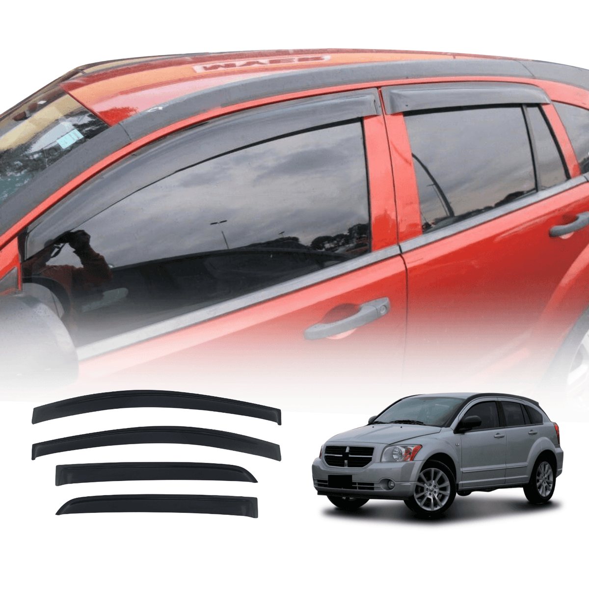 Weather Shields for Dodge Caliber PM Series 2006-2012 – OAD4X4 Accessories