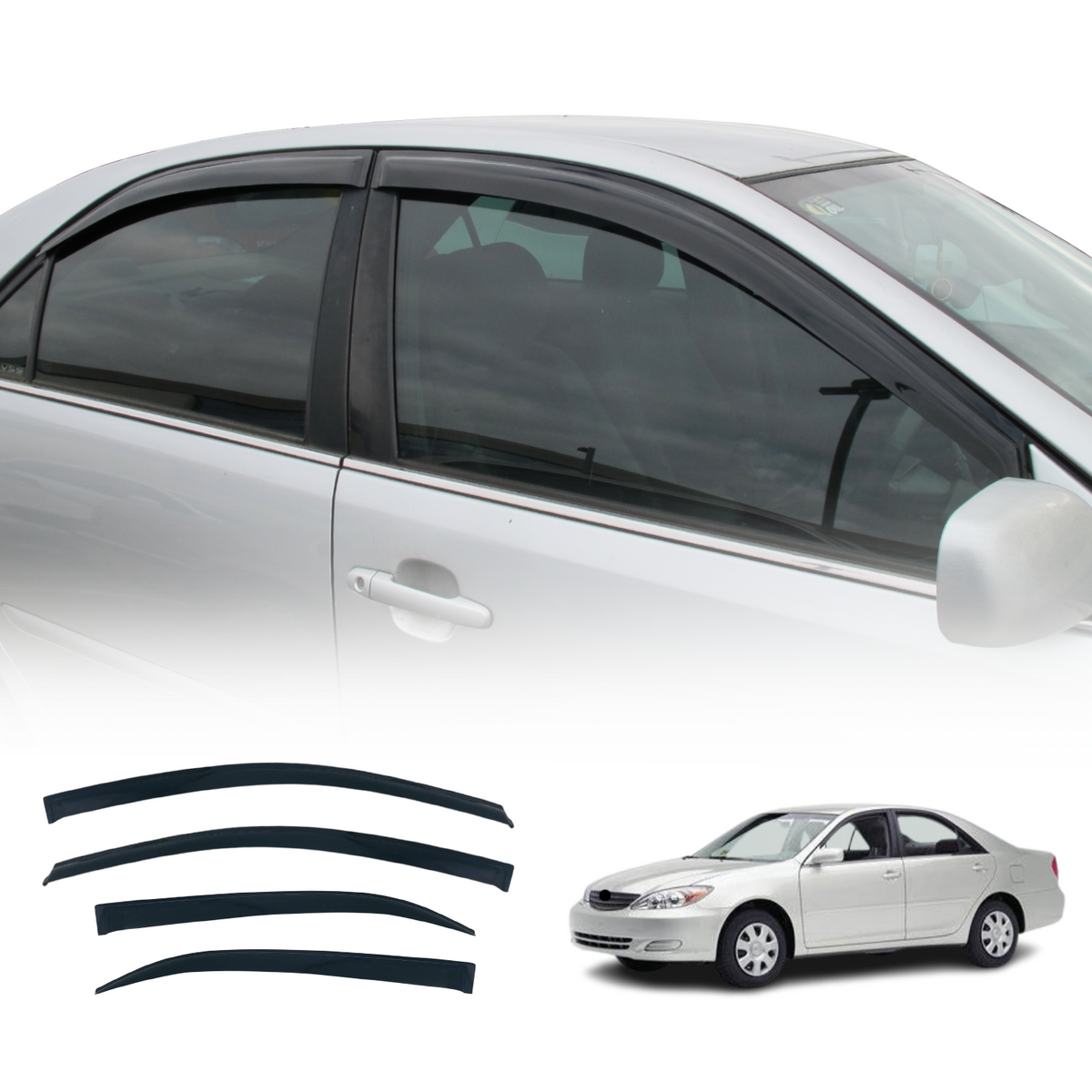 Weather Shields for Toyota Camry 2002-2006 – OAD4X4 Accessories