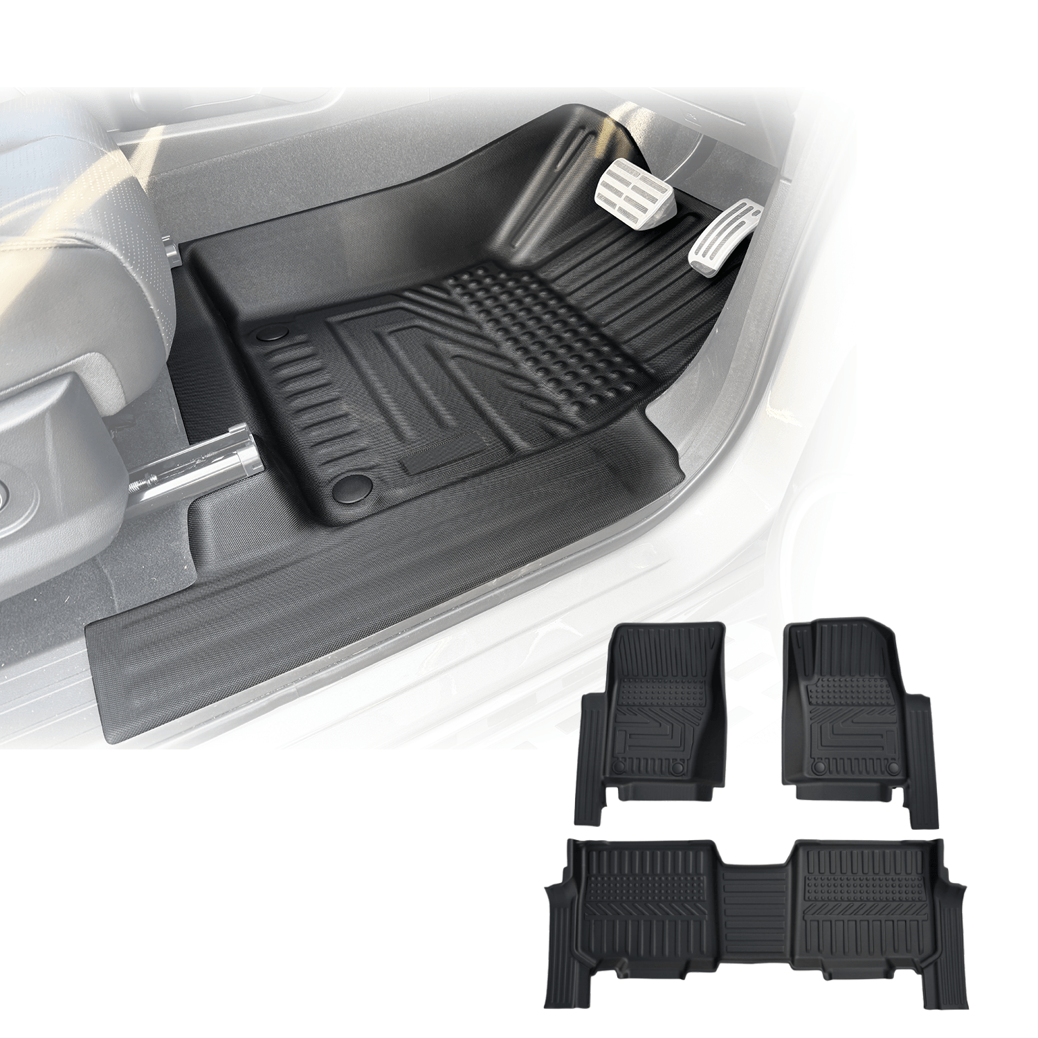 5D TPE Car Floor Mats for GWM Cannon Alpha 2024-Onwards – OAD4X4 ...