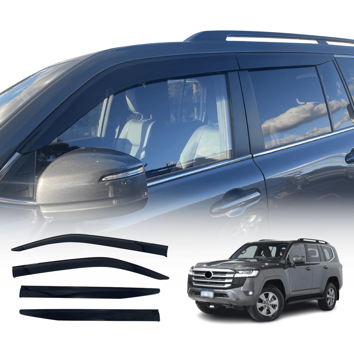 Injection Weather Shields For Toyota Land Cruiser 300 Series 2021 Onwa