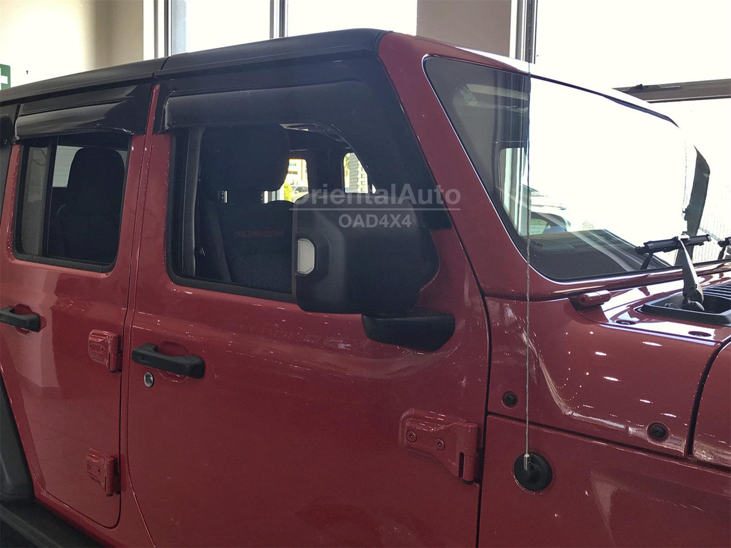 Widened Weather Shields for Jeep Wrangler JL Series 2018-Onwards ...