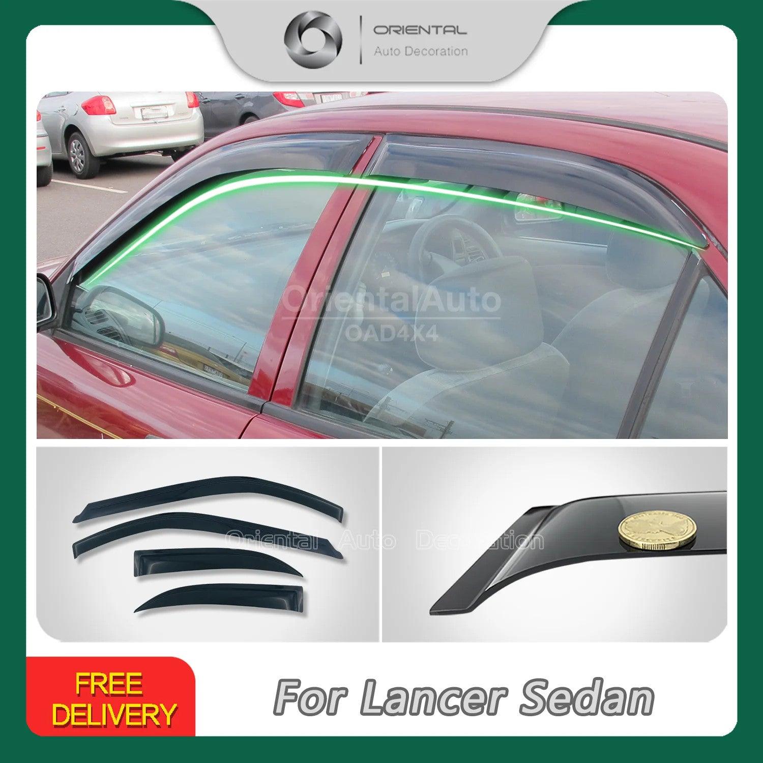 Premium Weathershields Weather Shields For Mitsubishi Lancer Sedan 199 ...