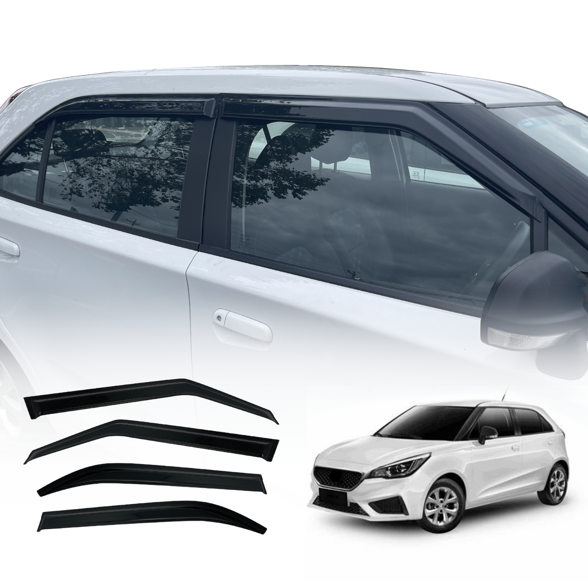 Luxury Weather Shields for MG MG3 2018-2024 – OAD4X4 Accessories