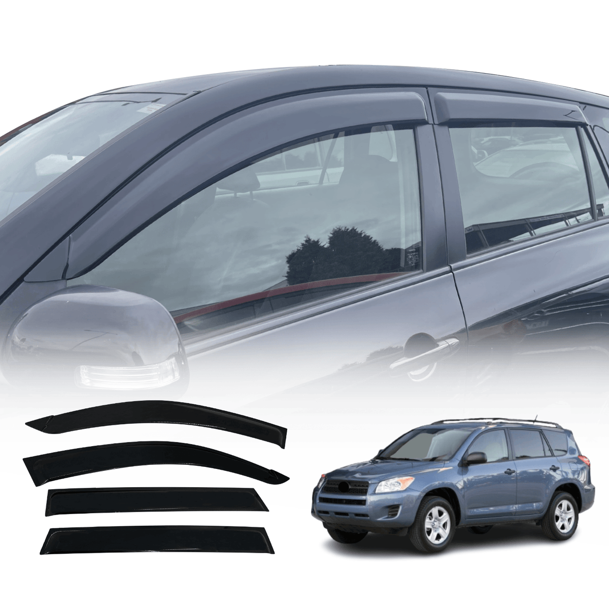 Luxury Weather Shields for Toyota RAV4 2006-2012 – OAD4X4 Accessories