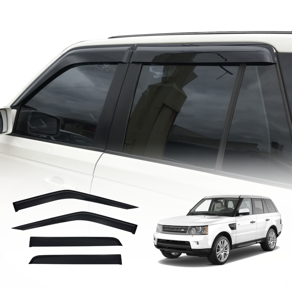 Weather Shields for Land Rover Range Rover Sport 2005-2013 – OAD4X4 ...