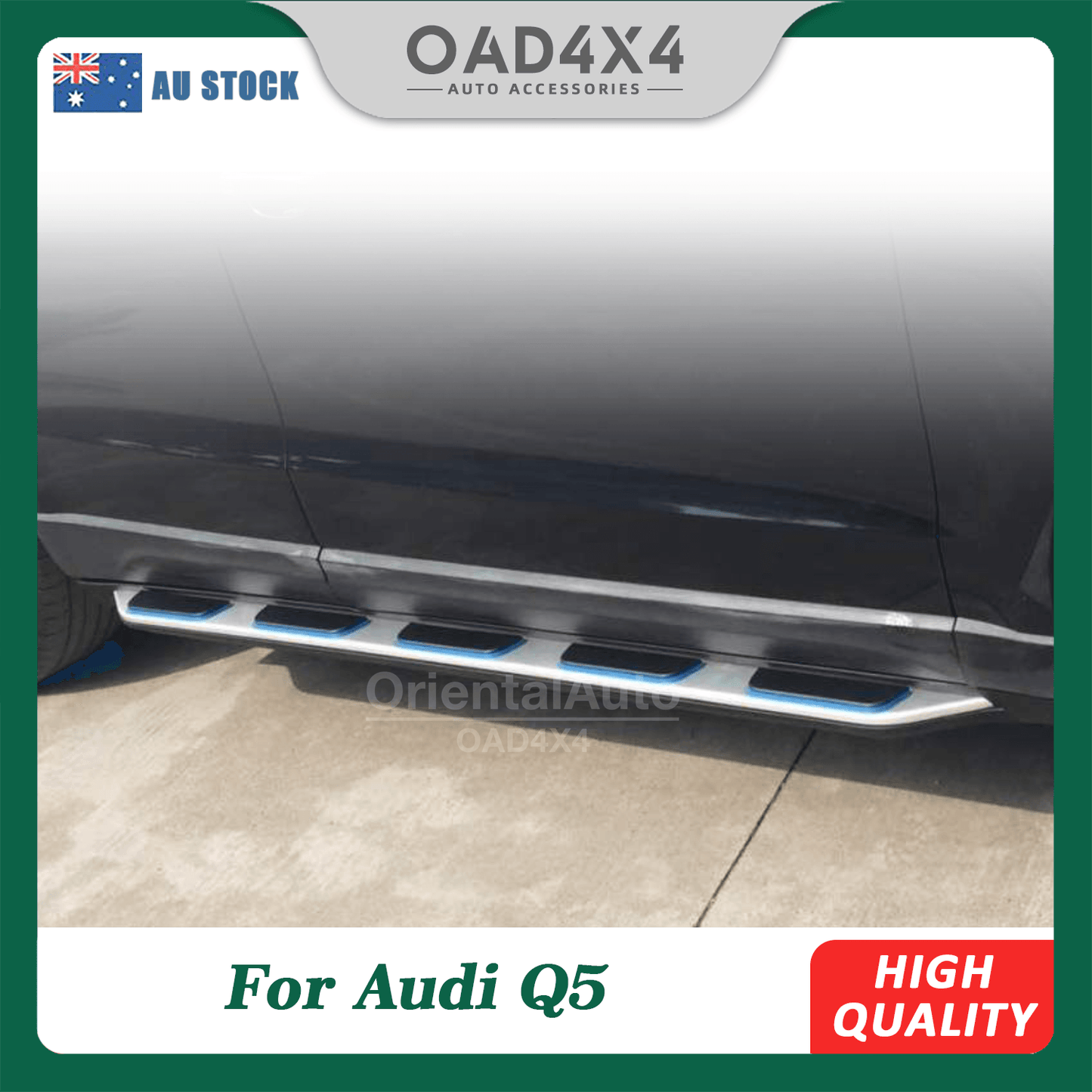 Side Steps for Audi Q5 8R Series 2009-2017 #YC – OAD4X4 Accessories