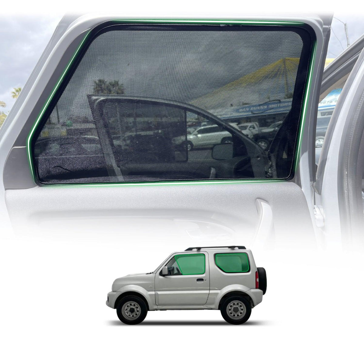 Magnetic Window Sun Shade for Suzuki Jimny 1998-2017 – OAD4X4 Accessories