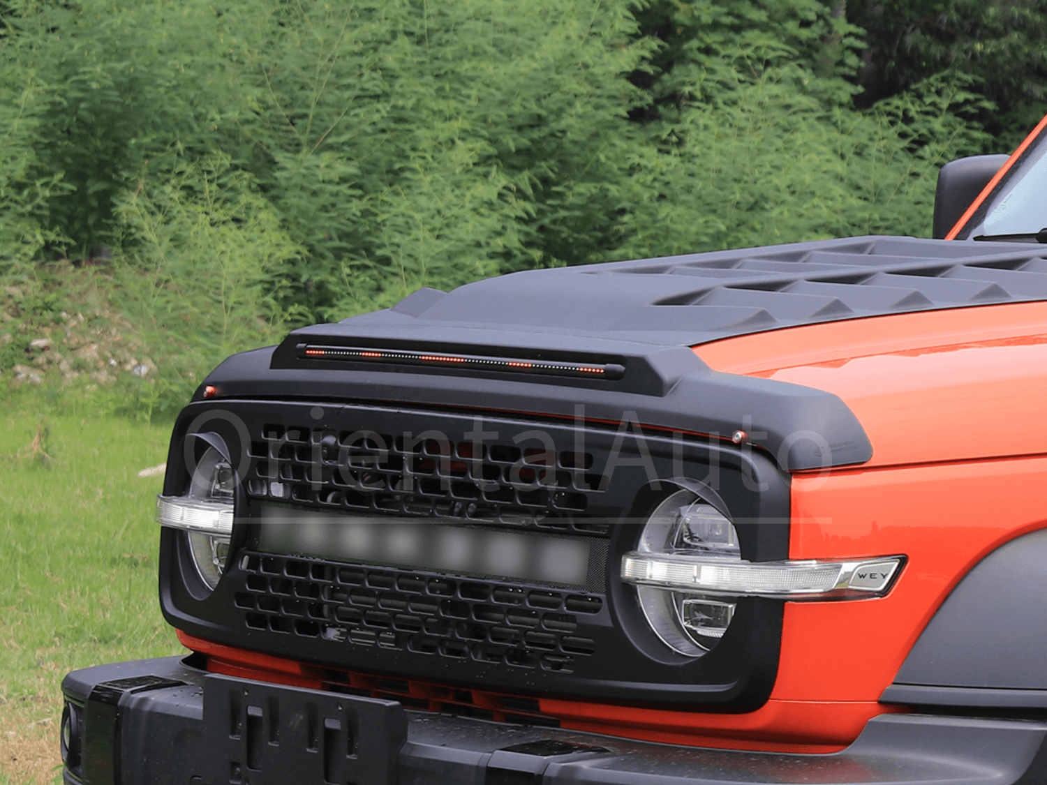 OAD Front LED Bumper Grille for GWM TANK 300 Mesh LED Grille for TANK3 ...