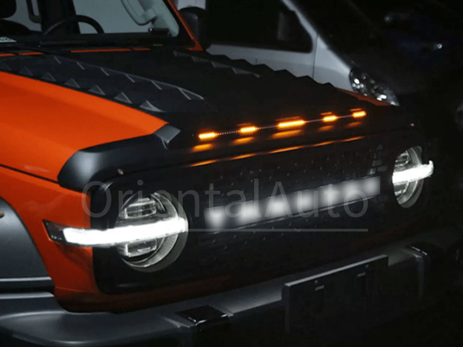 Front LED Bumper Grille for GWM TANK 300 Mesh LED Grille for TANK300 ...