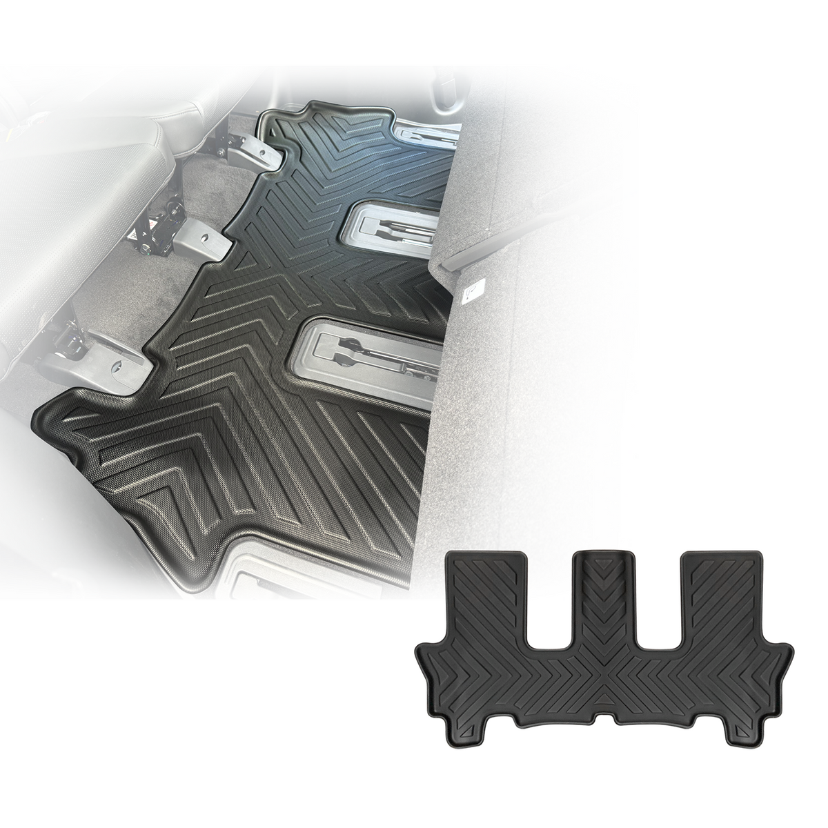Third Row Car Floor Mats for Hyundai Santa Fe MY25 2024-Onwards ...