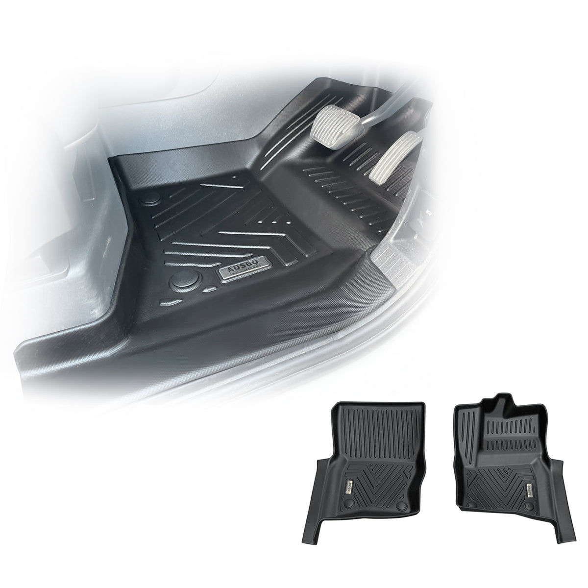 5D TPE Car Floor Mats for Land Rover Defender L663 2020-Onwards ...