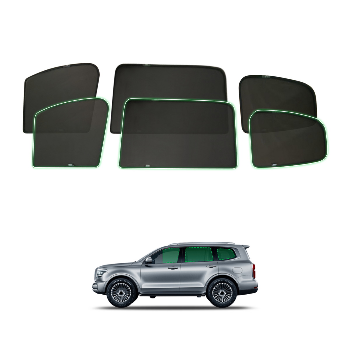 Magnetic Window Sun Shade for GWM Tank 500 Tank500 2024-Onwards ...