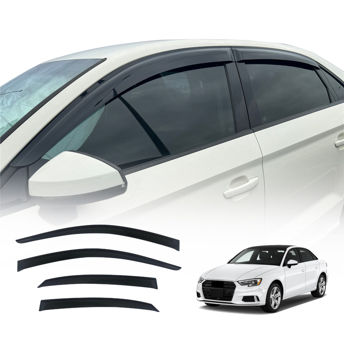 Weather Shields for Audi A3 8V Sedan 2013-2020 – OAD4X4 Accessories