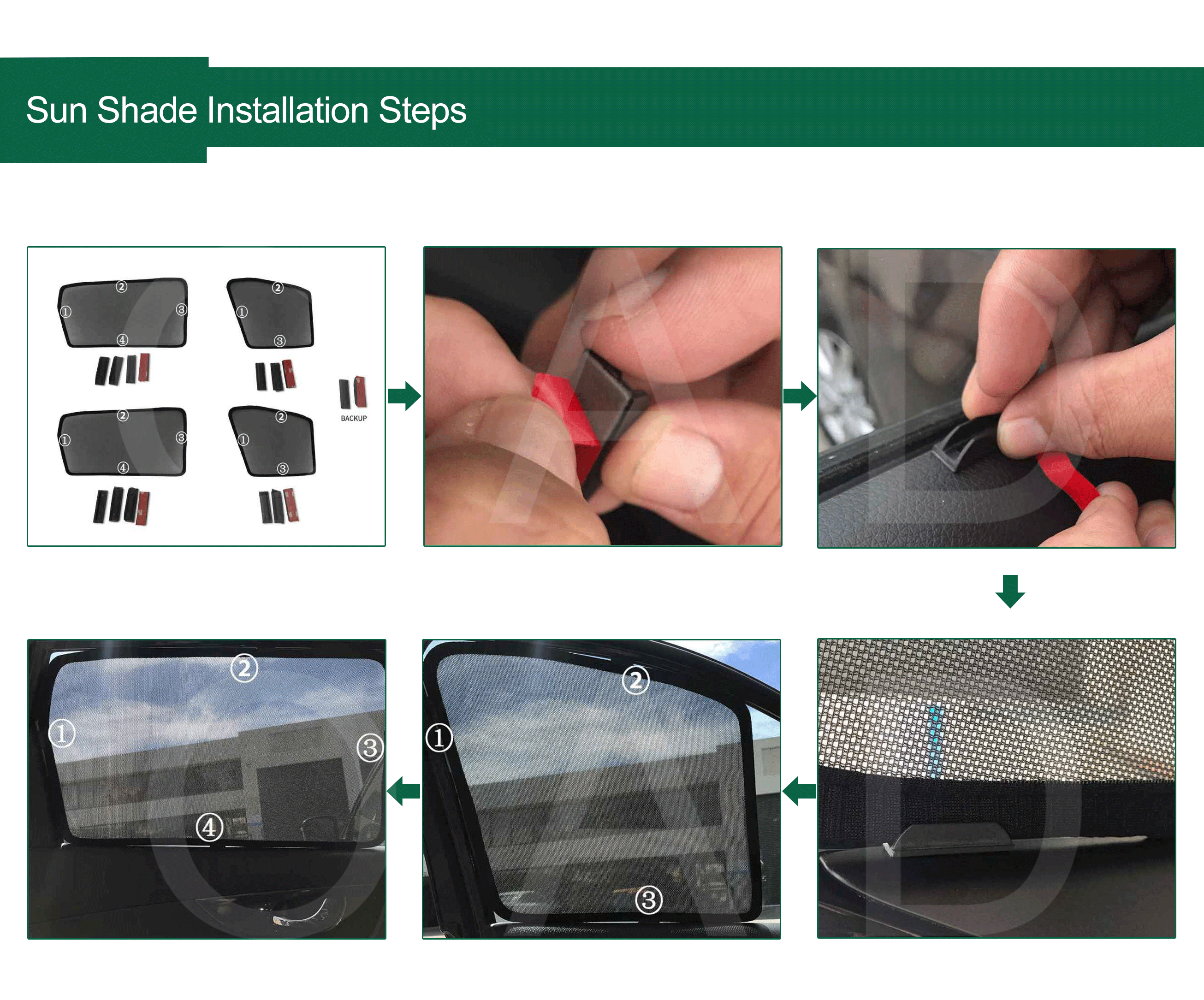 How to install Sun Shade Sun Shades / Installation Steps of Sun Shade ...